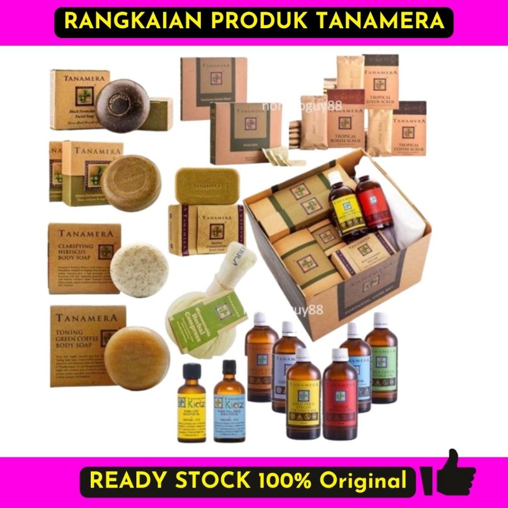 TANAMERA HERBAL BATH SET BERSALIN VCO BROWN SOAP LOOSE | Shopee Malaysia