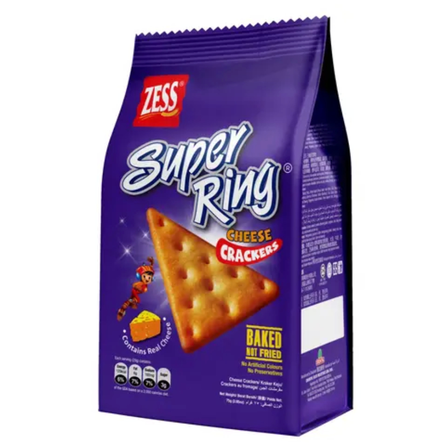 【Ready Stock】ZESS Super Ring Cheese Cracker 75G | Shopee Malaysia