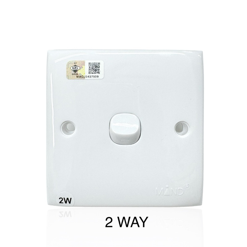 MIND 2K SERIES 1 GANG 2 WAY SWITCH | Shopee Malaysia