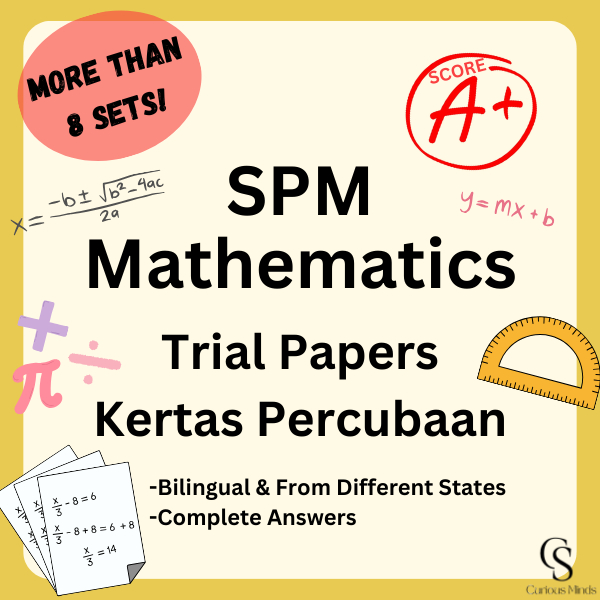 📚2024 [SOFT COPY PDF] SPM Mathematics Bilingual Trial Paper Bundle Kertas Percubaan Dwibahasa ...