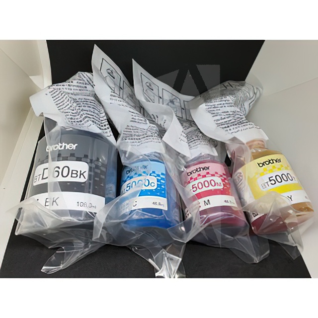 ORIGINAL BROTHER BTD60BK + BT5000 ORIGINAL (BKCMY) Refill Ink T310 ...