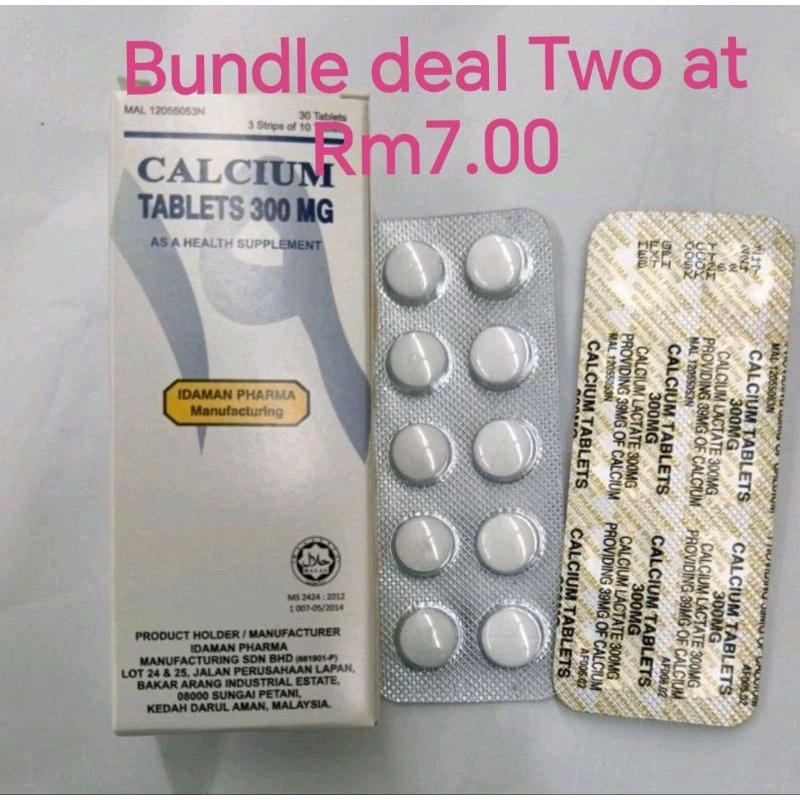 Calcium Tablets 300mg | Shopee Malaysia