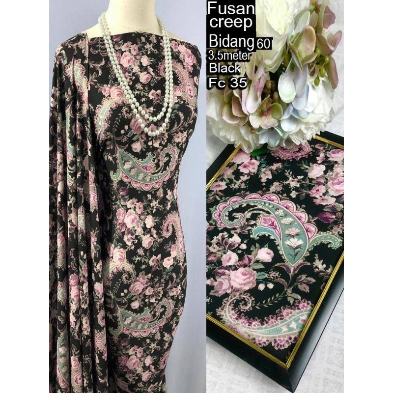 Kain Terbaru 2024 FUSAN CREPE | Shopee Malaysia
