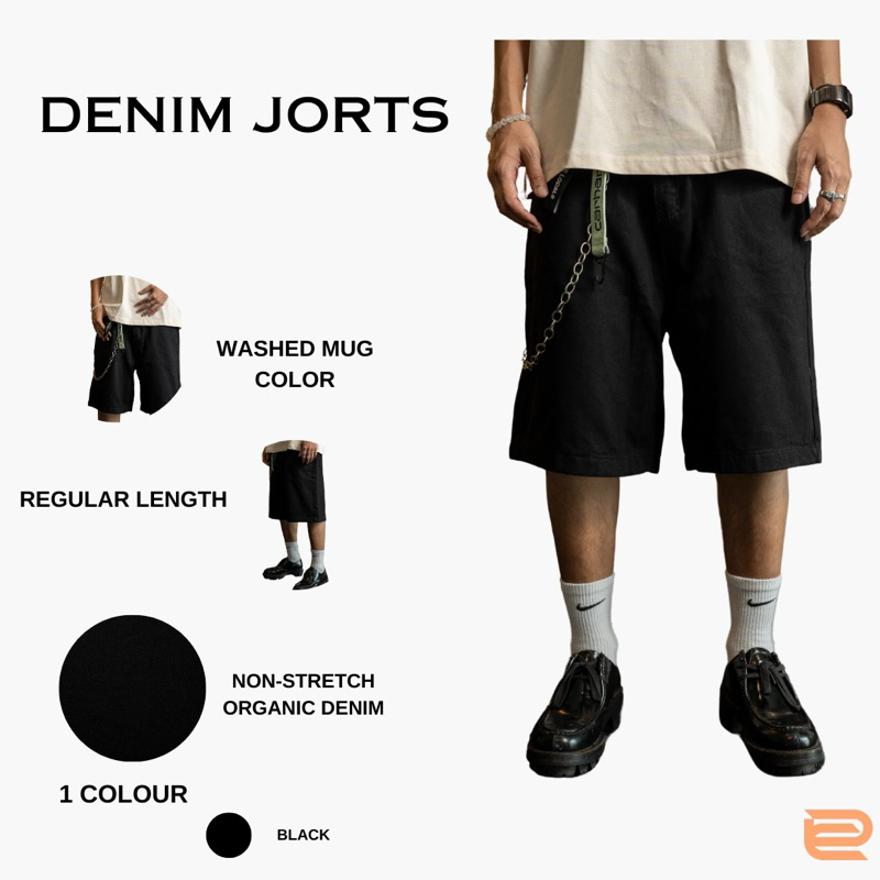 DC CLOTHING DENIM JORTS | Shopee Malaysia