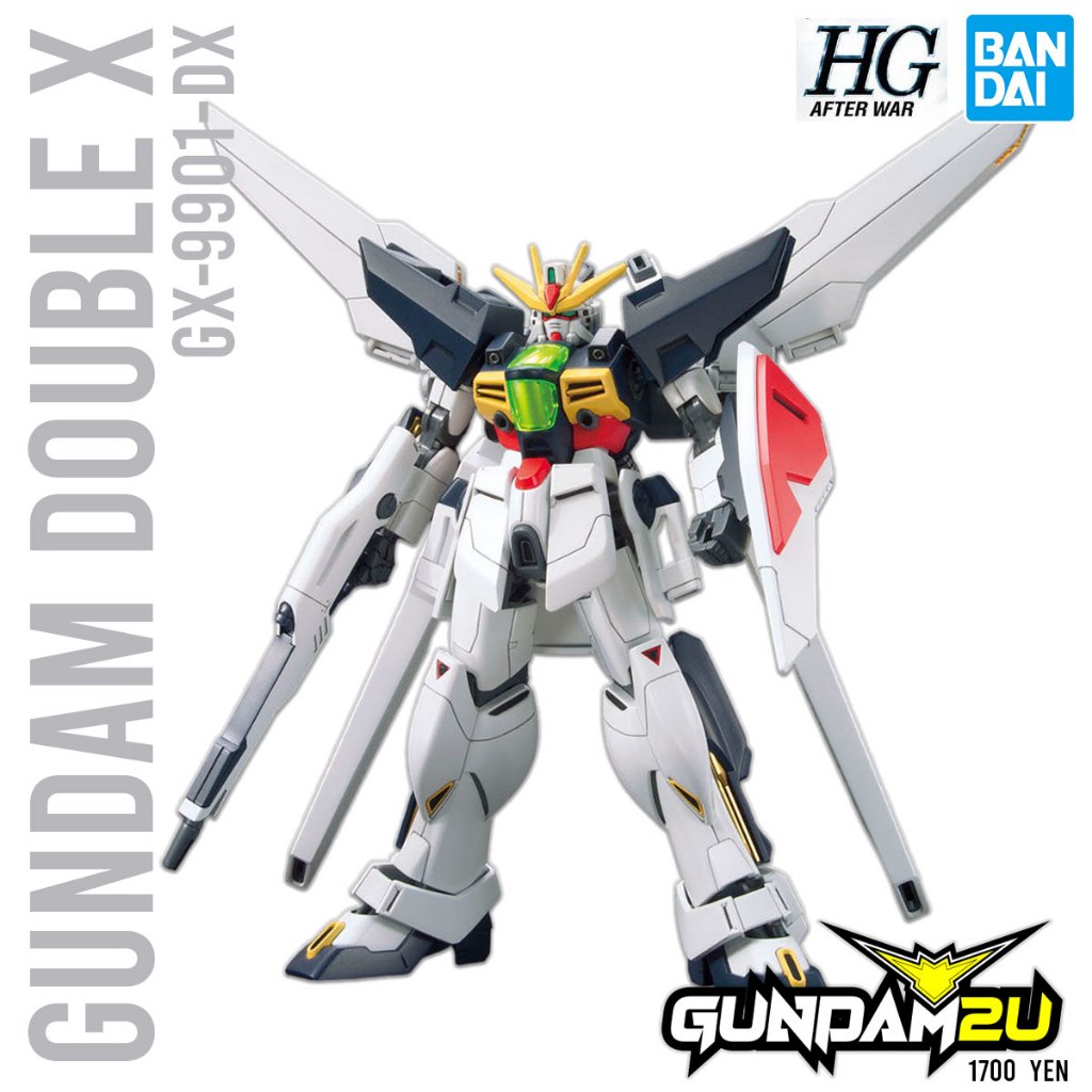 BANDAI HG 1/144 Gundam Double X - High Grade HGAW 163 GX-9901-DX Gundam ...