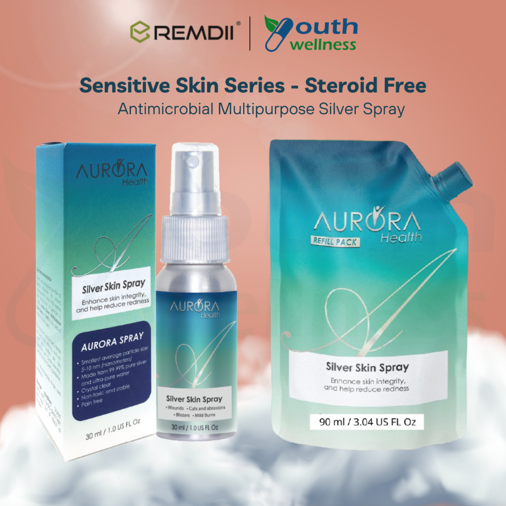 Remdii Aurora Silver Multipurpose Skin Spray (30 / 90 ml) Nano ...