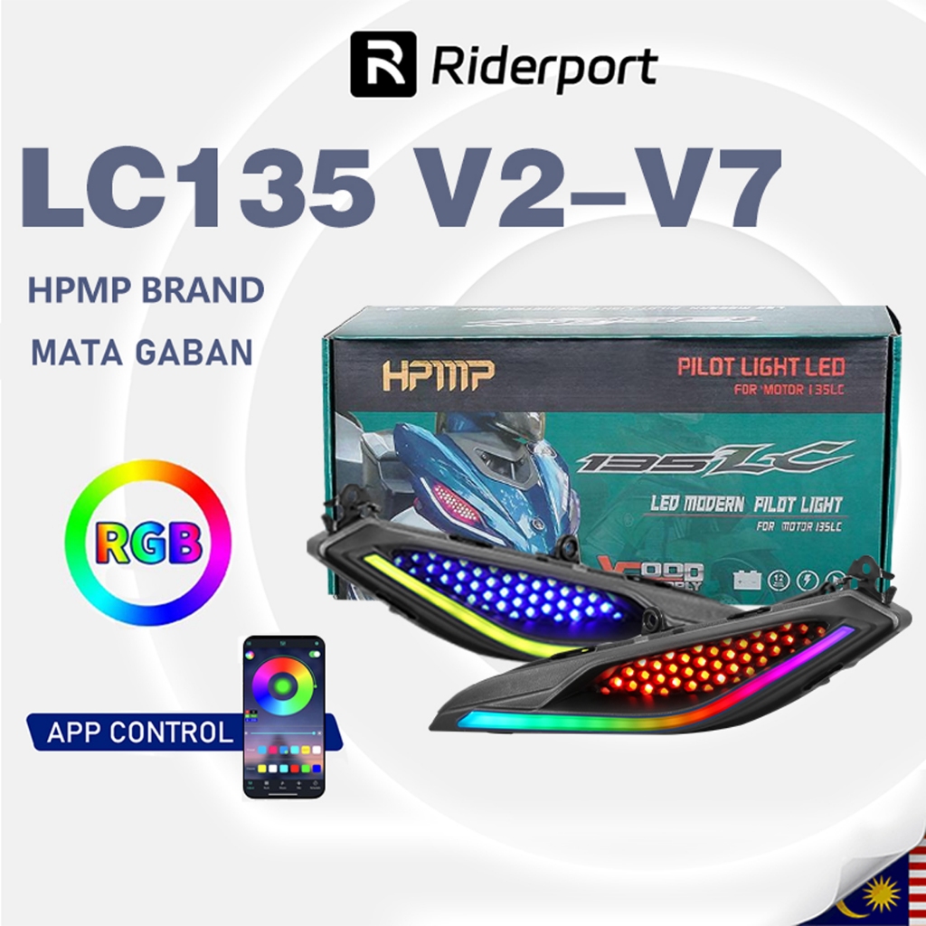 LC135 V2 V3 V4 V5 V6 V7 RGB Mata Gaban Signal Light Turn Signal Lamp Pilot Lamp LC 135 V2-V7 ...