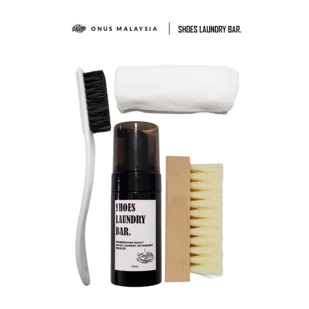 Premium Shoe Foam Cleaning Kit 4 in 1 // Shoes Laundry Bar | Shopee ...