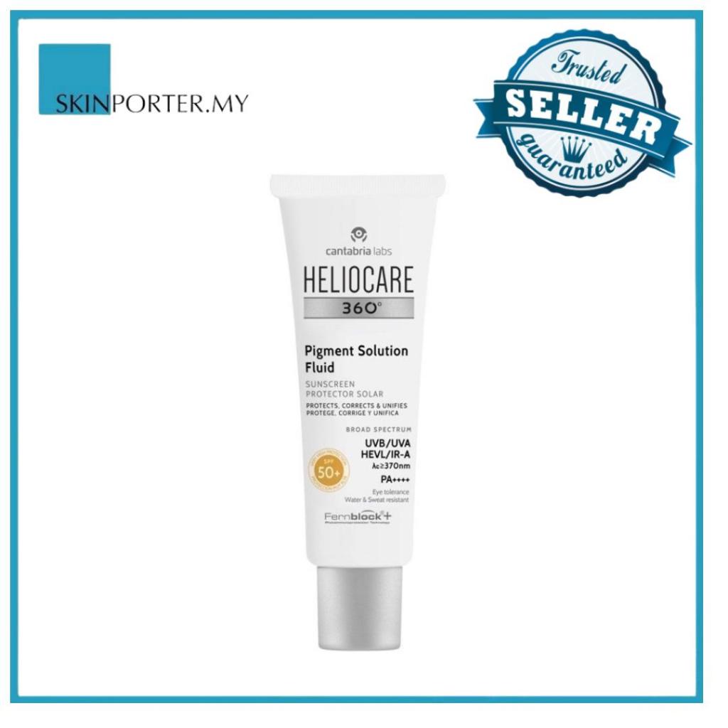 SKINPORTER HELIOCARE 360 PIGMENT SOLUTION FLUID SPF50+ 50ML | Shopee ...