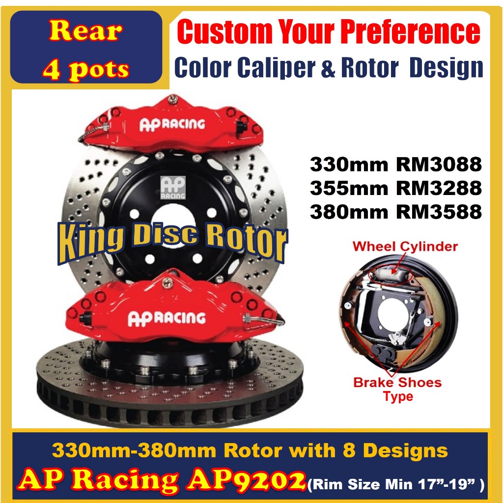 Brembo AP Racing Endless Akebono Alcon Caliper 4pot 6pot F40 F50 18Z ...