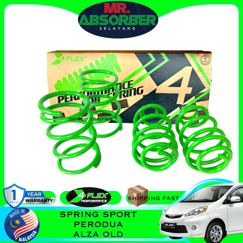4FLEX SPRING SPORT PERODUA ALZA original Fast Shipping | Shopee Malaysia