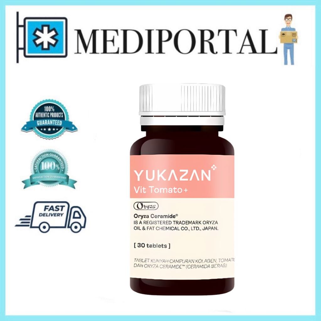 Mediportal Yukazan Vit Tomato+ 30s Brightening Supplement - Collagen ...