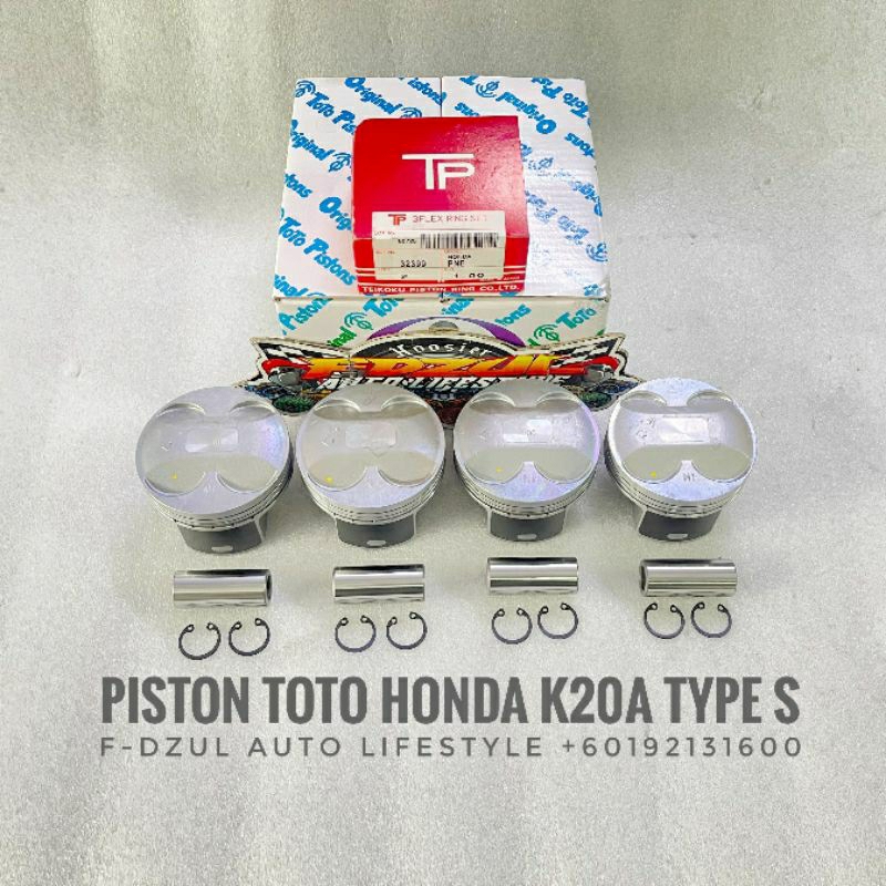 Toto Piston Honda K20A Type S 86MM 86.5MM 87MM | Shopee Malaysia
