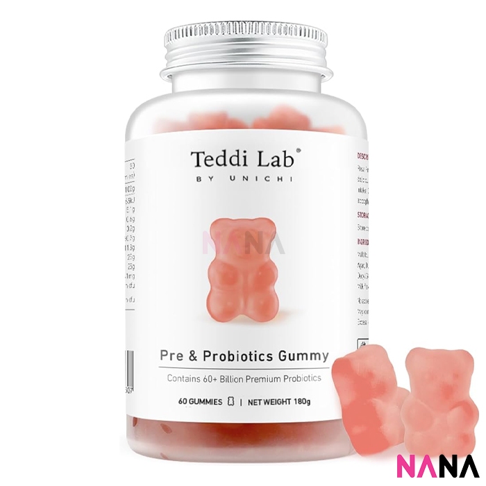 Unichi Teddi Lab Pre & Probiotics Gummy - Yogurt Flavour 60 Gummies ...