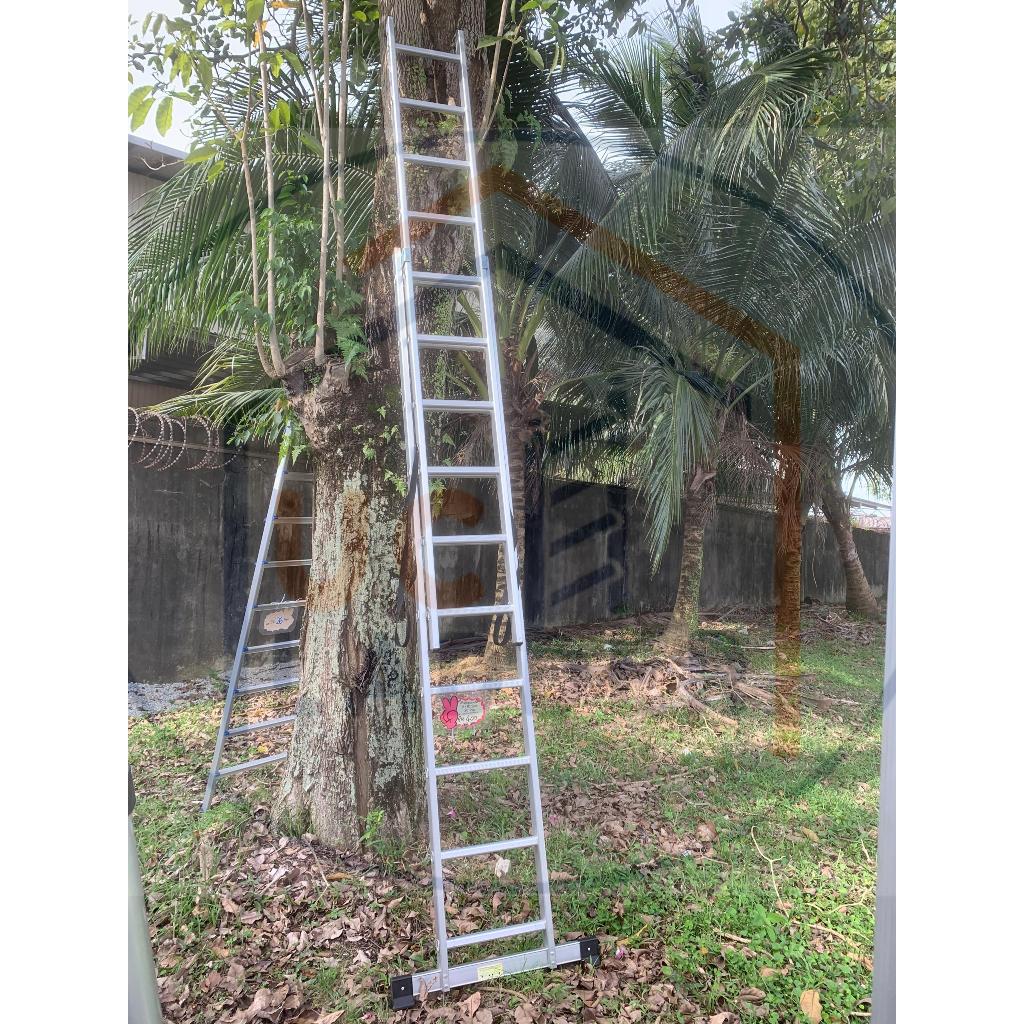 [UC Hardware] Aluminium Heavy Duty Double Extension Ladder 10+10 Steps ...