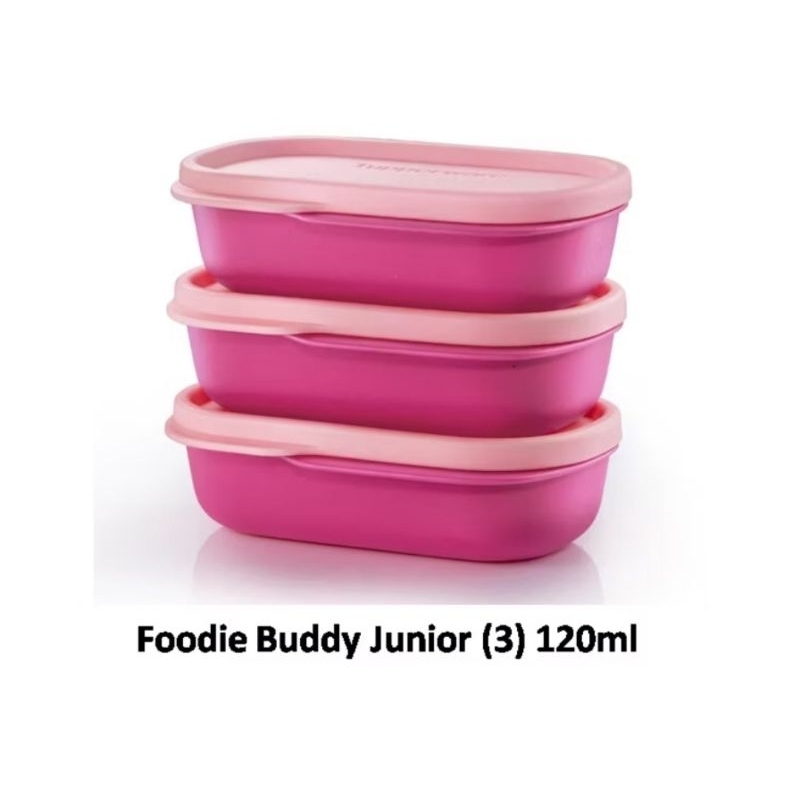 TUPPERWARE Foodie Buddy Junior 120ml(3 Pcs) | Shopee Malaysia