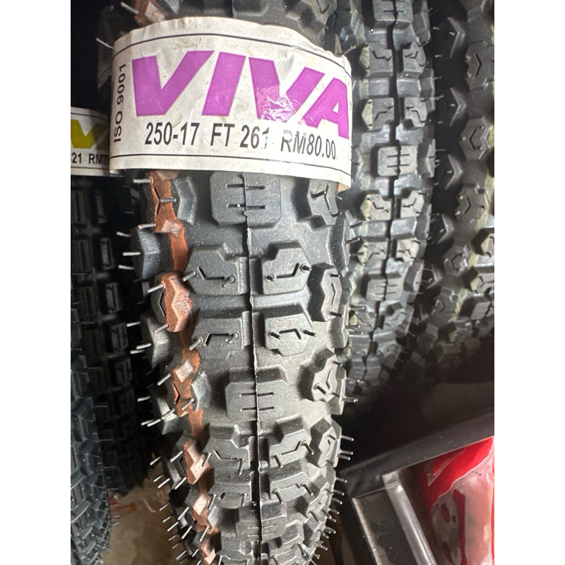 VIVA TYRE CROSS TAYAR MOTOR CROSS VIVA FT261 225-17/250-17/275-17 | Shopee Malaysia