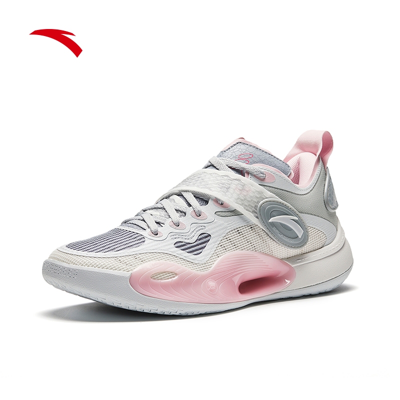 ANTA Men Splash 6 Basketball Shoes 1124B1108-3- Paper White/Cloud Grey ...