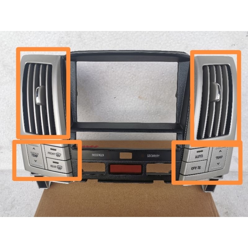 TOYOTA HARRIER ACU30 MCU30 CENTER AIRCOND VENT AIRCOND CONTROLLER ...