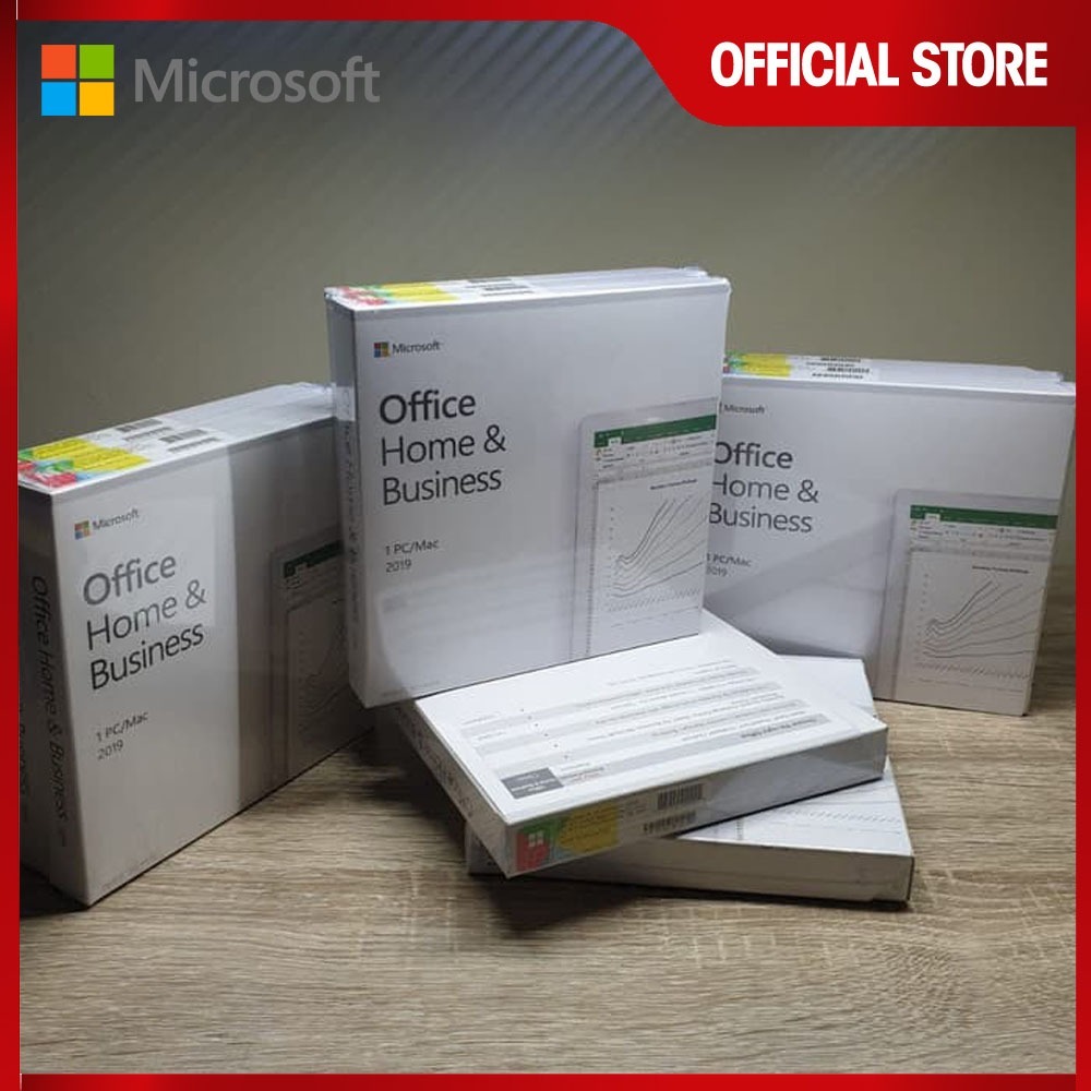Genuine Office Home and Business 2019 (T5D-03302)With DVD Media Box Mac ...