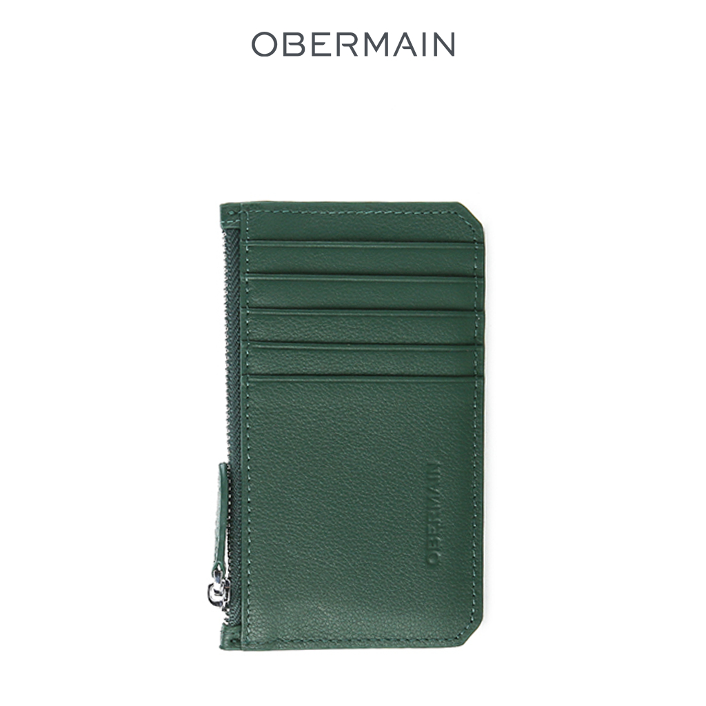 OBERMAIN Card Holder / Genuine Leather / Dark Green / OBW234G2 | Shopee ...