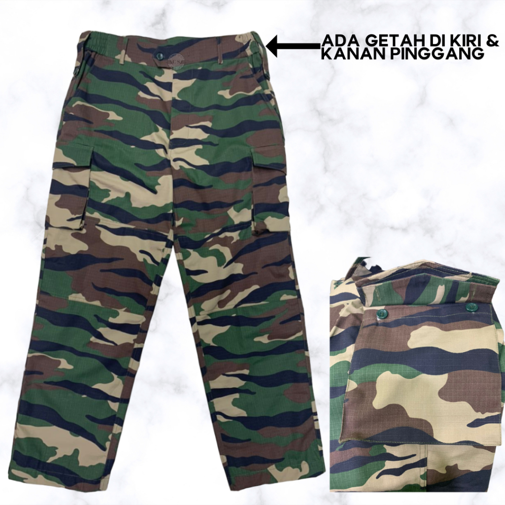 SELUAR LORENG HARIMAU RIBSTOP READY STOCK FAST SHIPPING | Shopee Malaysia