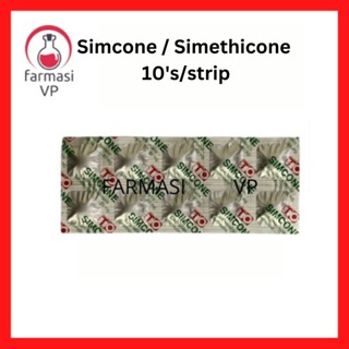 Ubat Simethicone Angin Perut /Kembung / Sendawan Kunyah Simcone Tablet ...