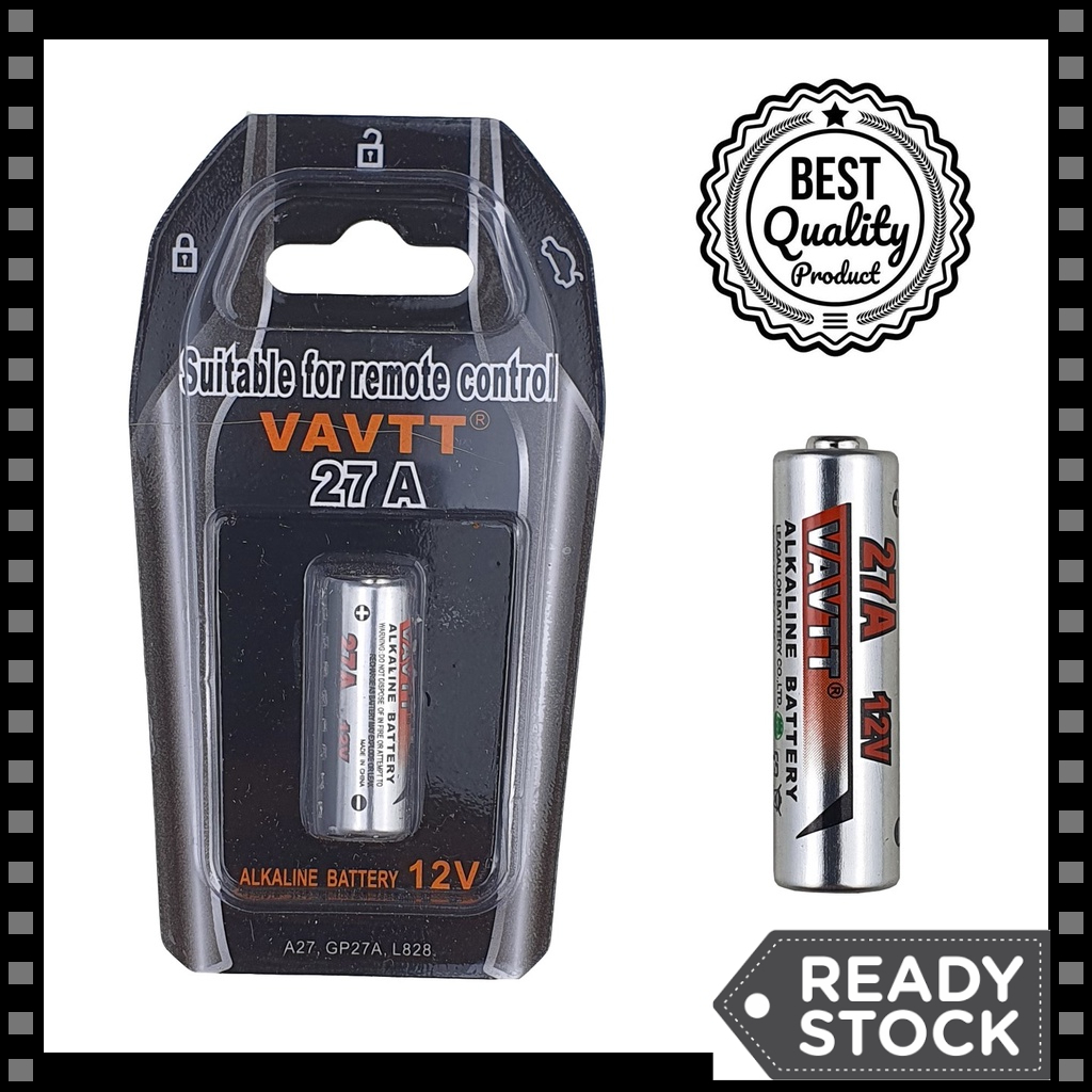 **Original** Vavtt 27A 12v High Voltage Super Alkaline Battery | Shopee ...