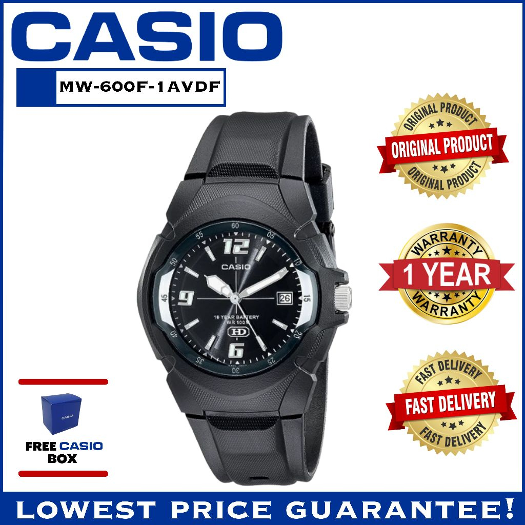 CASIO MW-600 ORIGINAL ANALOG WATCH WITH 1 YEAR WARRANTY MW600 / MW-600 ...