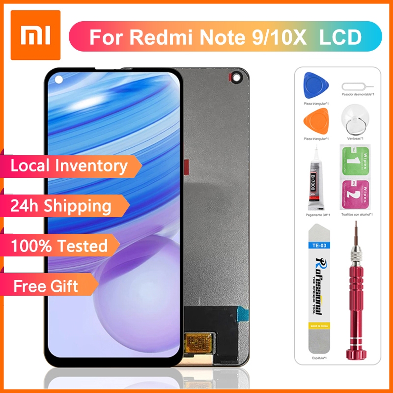 Original LCD with Frame For REDMI NOTE 9 /REDMI 10X 4G LCD TOUCH SCREEN ...