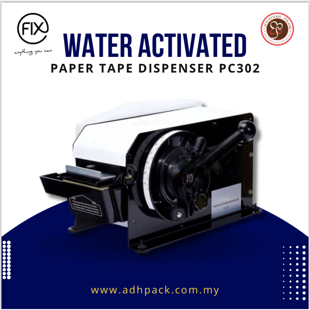WATER ACTIVATED PAPER TAPE DISPENSER / GUMMED PAPER TAPE DISPENSER ...