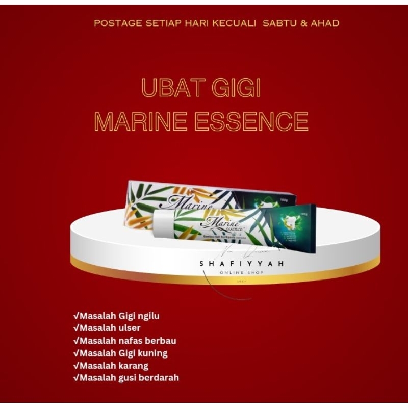 💥NEW PACKAGING 💥UBAT GIGI MARINE ESSENCE GARAM BULUH 💯% ORIGINAL ...