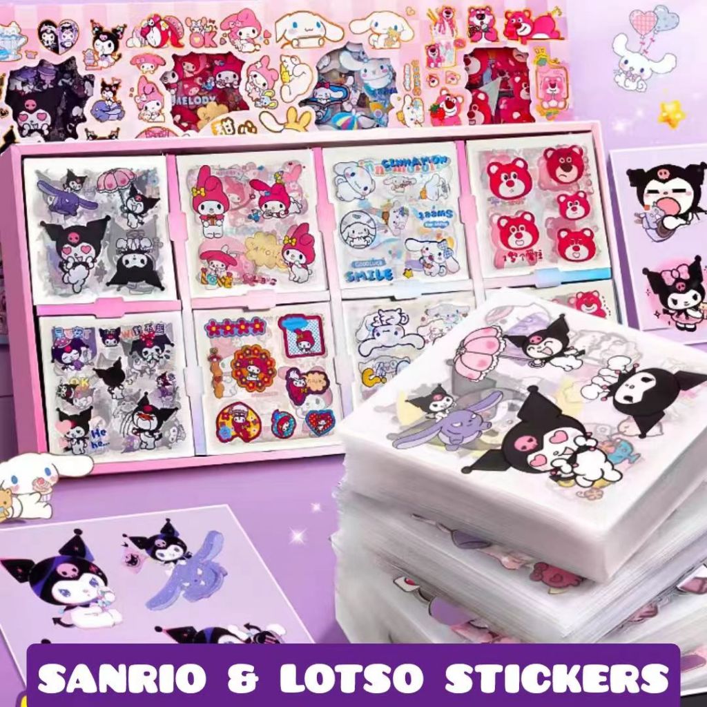 NEW!400 Sanrio and Lotso Stickers/100 Lotso Stickers/100 Kuromi ...