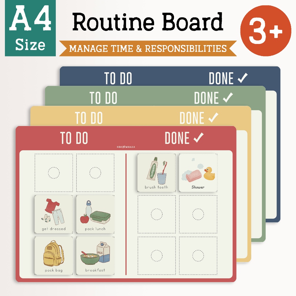 Rutin Harian Daily Routine Board To Do Board Visual Therapy Chart PECS ...