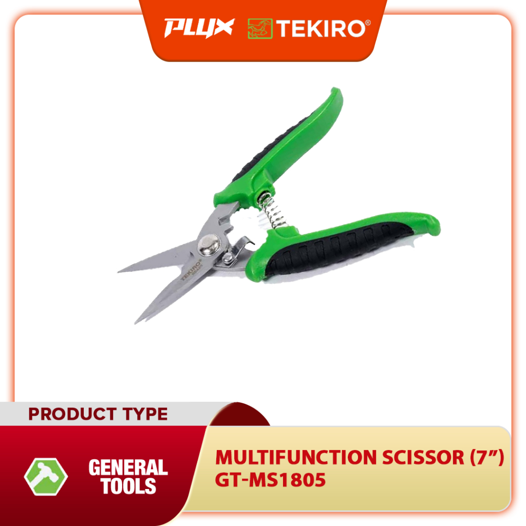 TEKIRO MULTIFUNCTION SCISSOR (7") GT-MS1805 | Shopee Malaysia