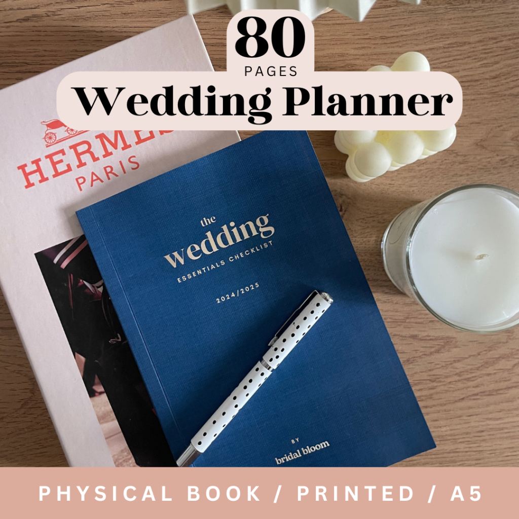 Muslimah Wedding Planner Book, gift for brides, checklist, notebook ...