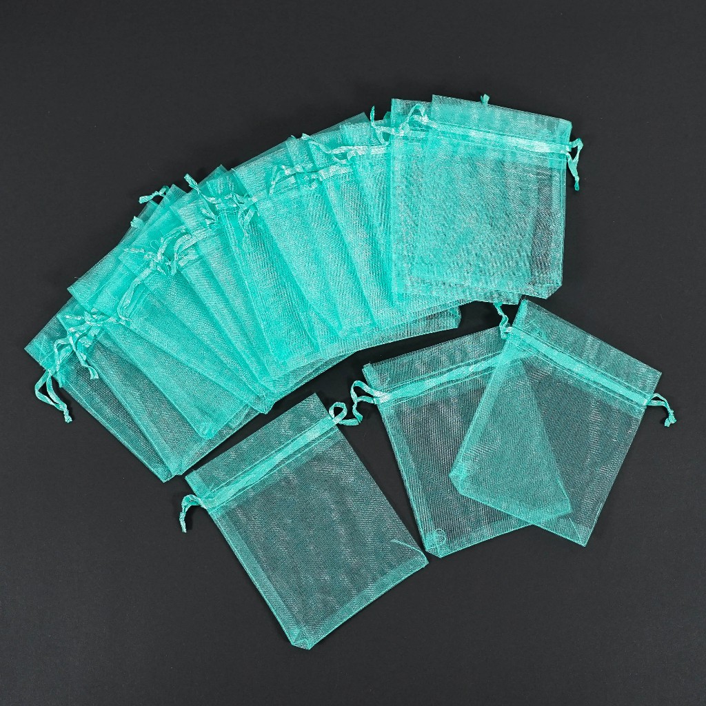 100pcs Organza Bag 9*12cm Candy Bag Uncang Beg Gula-Gula Small Doorgift ...