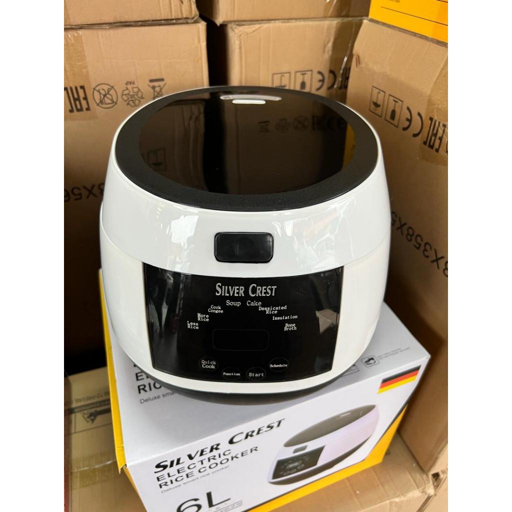 ( Silver Crest)6L/5L Big Rice Cooker Multifunction Smart Screen Nasi ...