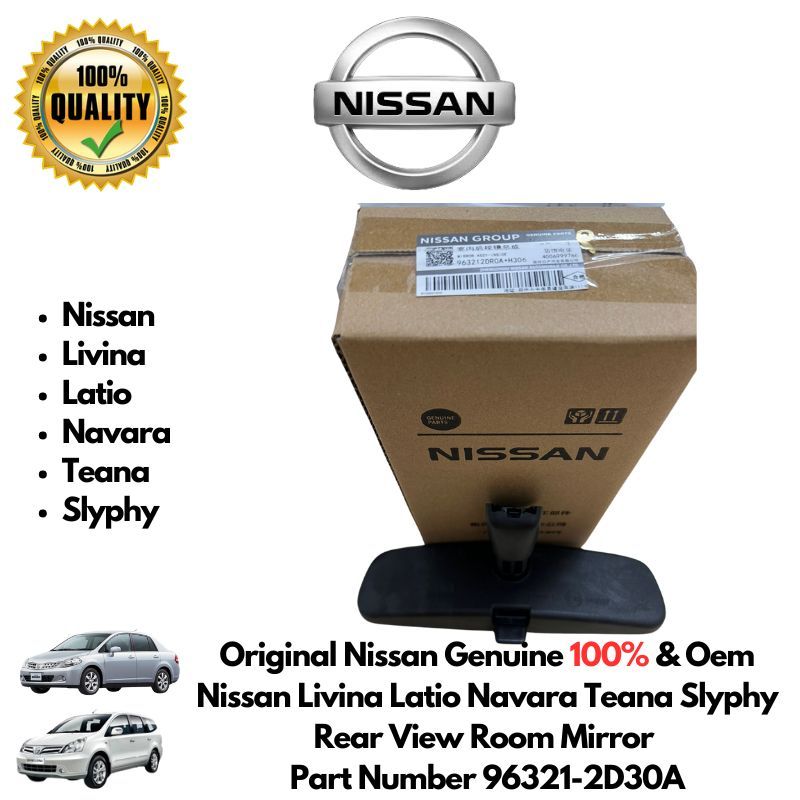 Original Nissan Genuine 100% & Oem Nissan Livina Latio Navara Teana ...