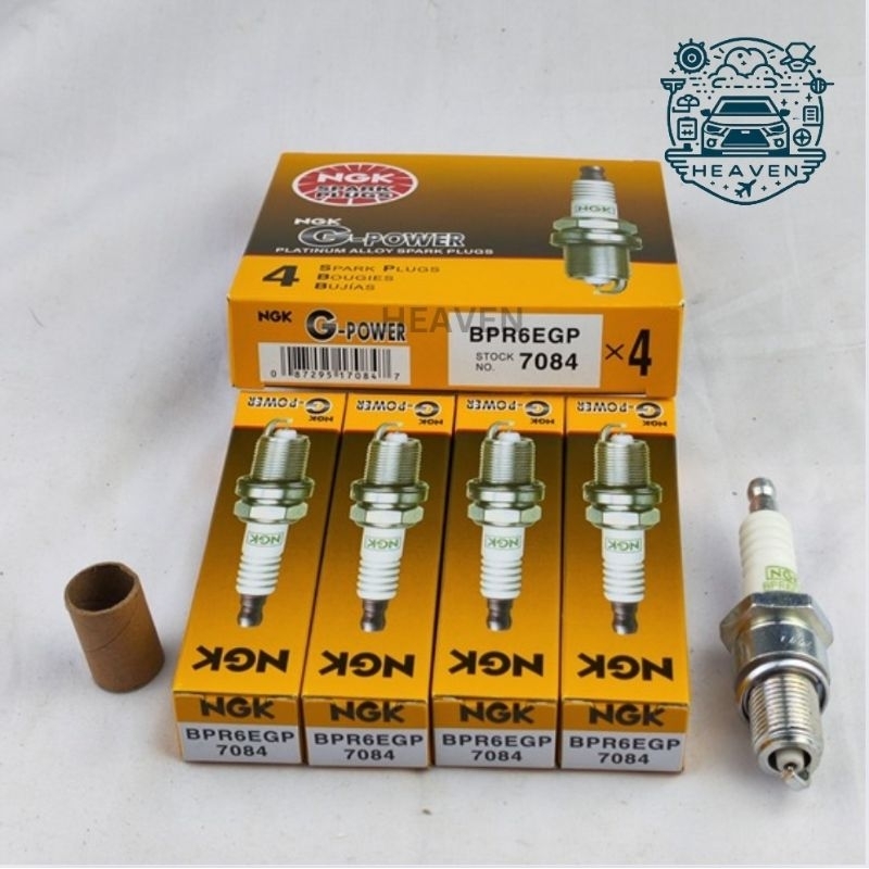 NGK G-Power BPR6EGP 7084 Spark Plugs（4pcs Suitable Perodua Kancil ...