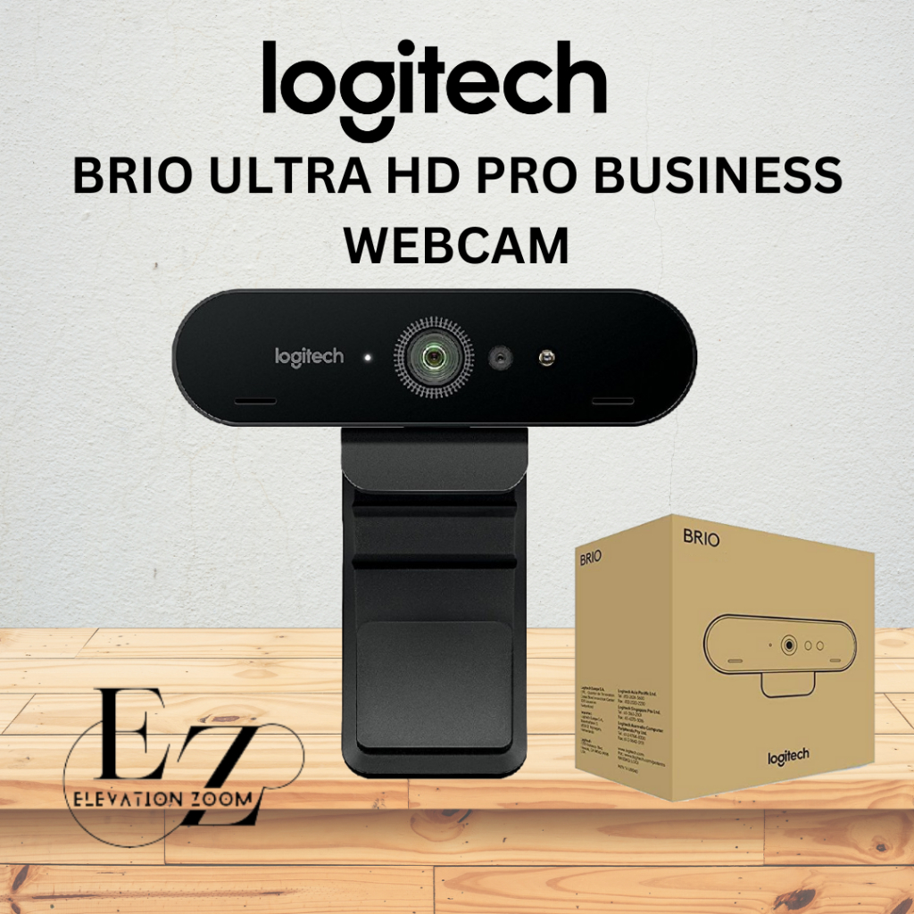 Logitech BRIO 4K ULTRA HD PRO BUSINESS WEBCAM (Premium 4K webcam with ...
