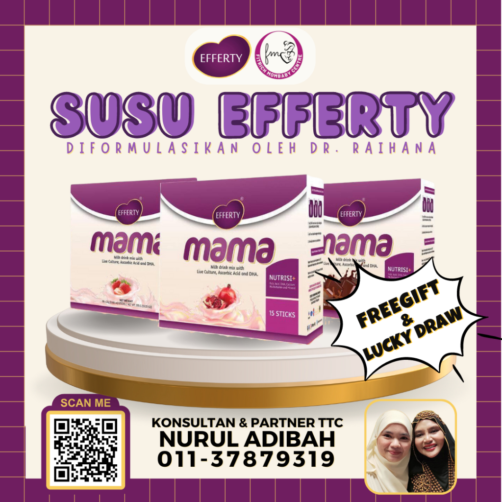 P00019 STOKIS - 🔝🔥READY STOK - FREEGIFT - FAST SHIPPING (J&T / POS LAJU)🔥🔝 SUSU EFFERTY MAMA ...