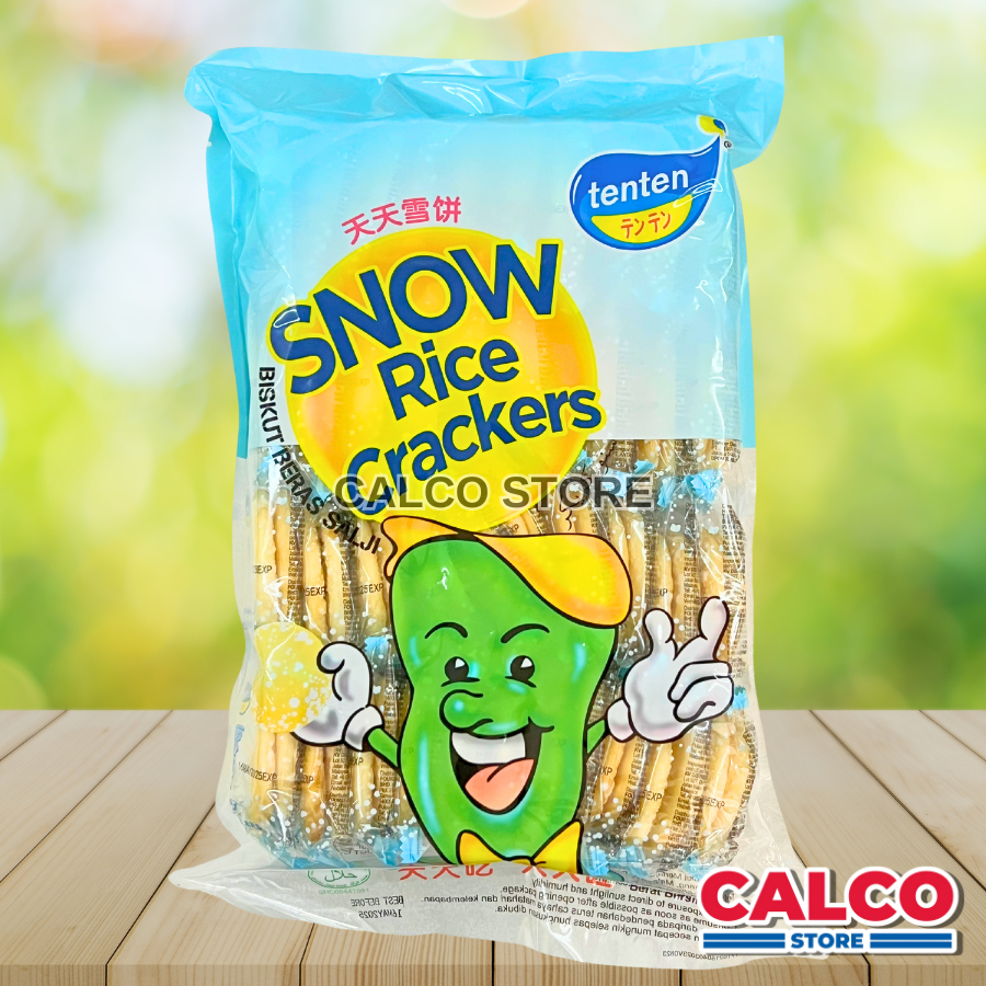 (360g) 9g x 40pcs TenTen Brand Snow Rice Crackers Biskut Beras Salji ...