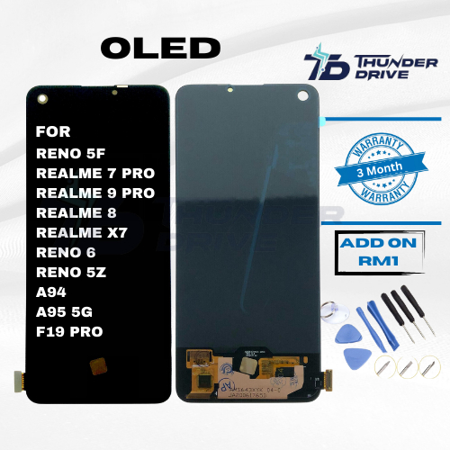 Thunder Drive Compatible For OPO RENO 5F OLED TFT LCD Touch Screen ...