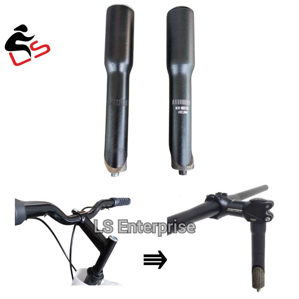 Bicycle Stem Riser Adapter Alloy Quill Threadless Stem Conversion