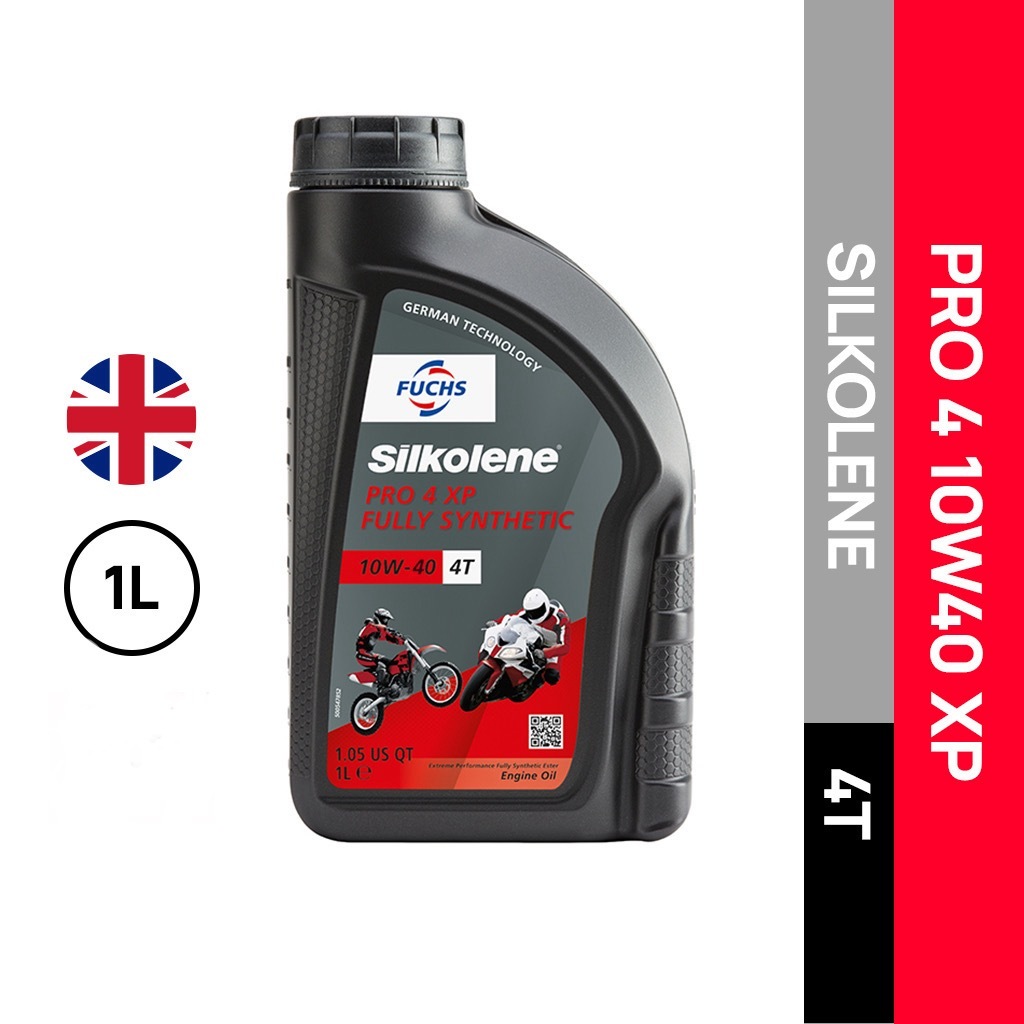 ORIGINAL SILKOLENE PRO 4 10W40 XP PRO 4T FULLY SYNTHETIC ESTER ENGINE ...