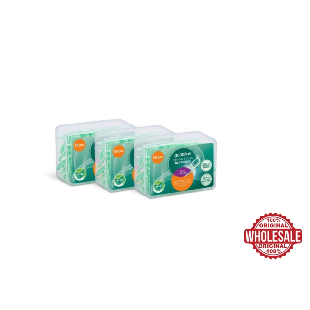 DENTAL FLOSS TOOTHPICK MINT FLAT THREAD 50S 1PKT 3BOX FLOSS PERGIGIAN ...