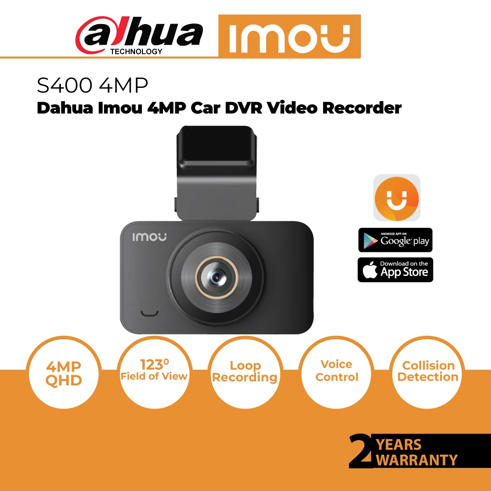 IMOU S400 Dash Cam 4MP/S800 8MP Car DVR Video Recorder Night Vision ...