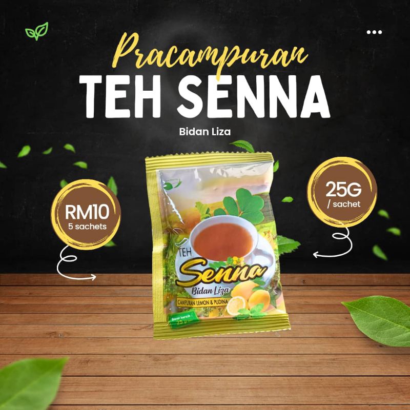 TEH SENNA - BIDAN LIZA 5 SACHETS | Shopee Malaysia