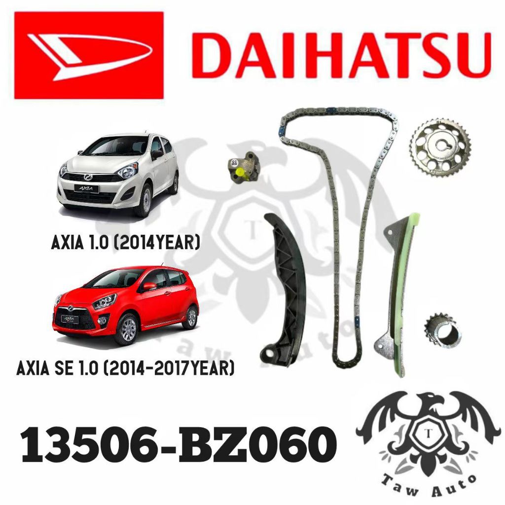 (13506-BZ060) (124S) ORIGINAL DAIHATSU TIMING CHAIN KIT SET AXIA BEZZA ...